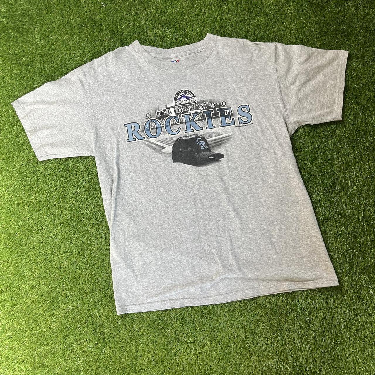 MLB Baseball Colorado Rockies Shirt Size large... - Depop