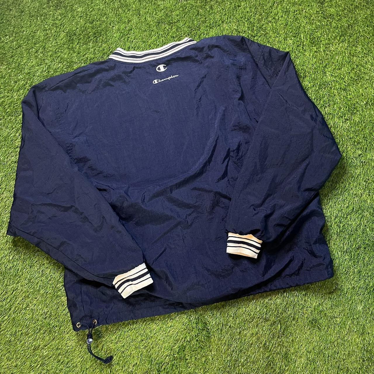 90s Vintage Millikin College Champion Windbreaker... - Depop