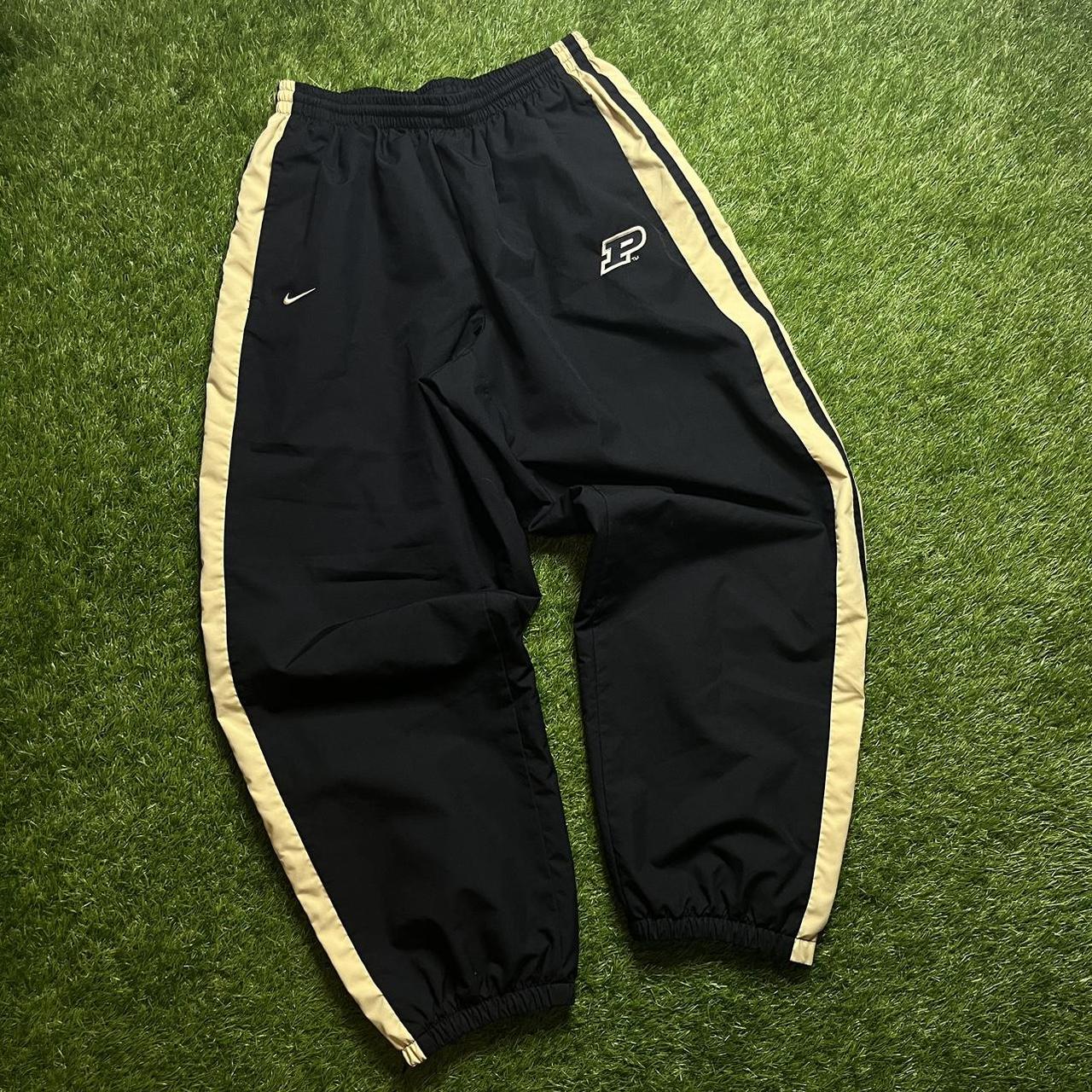 Nike Purdue University College Track pants... - Depop