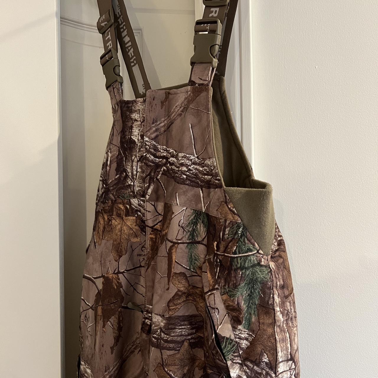 Real tree camo overalls bibs Men’s Medium... - Depop