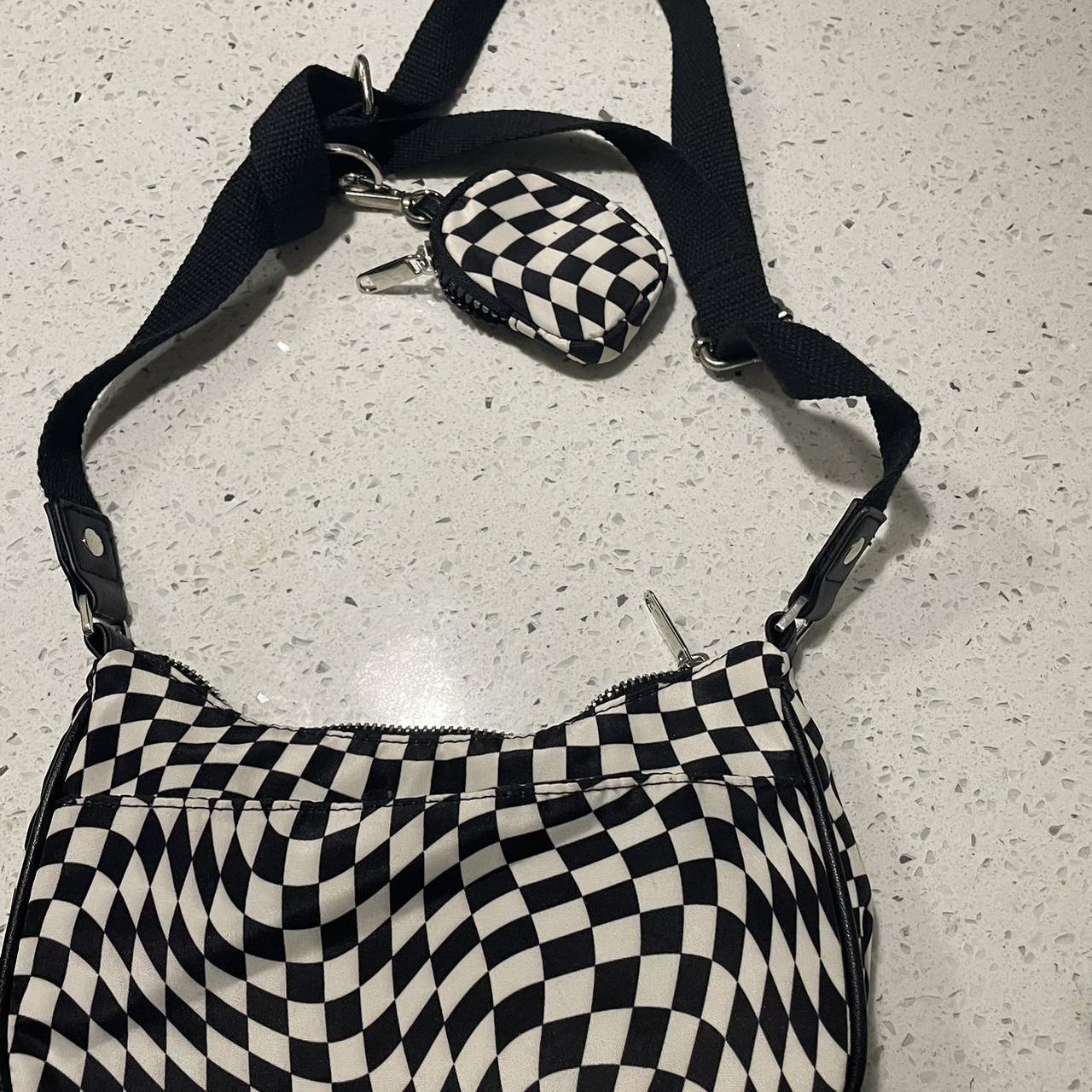 Checkered Shoulder Bag From Target Checkered Design - Depop