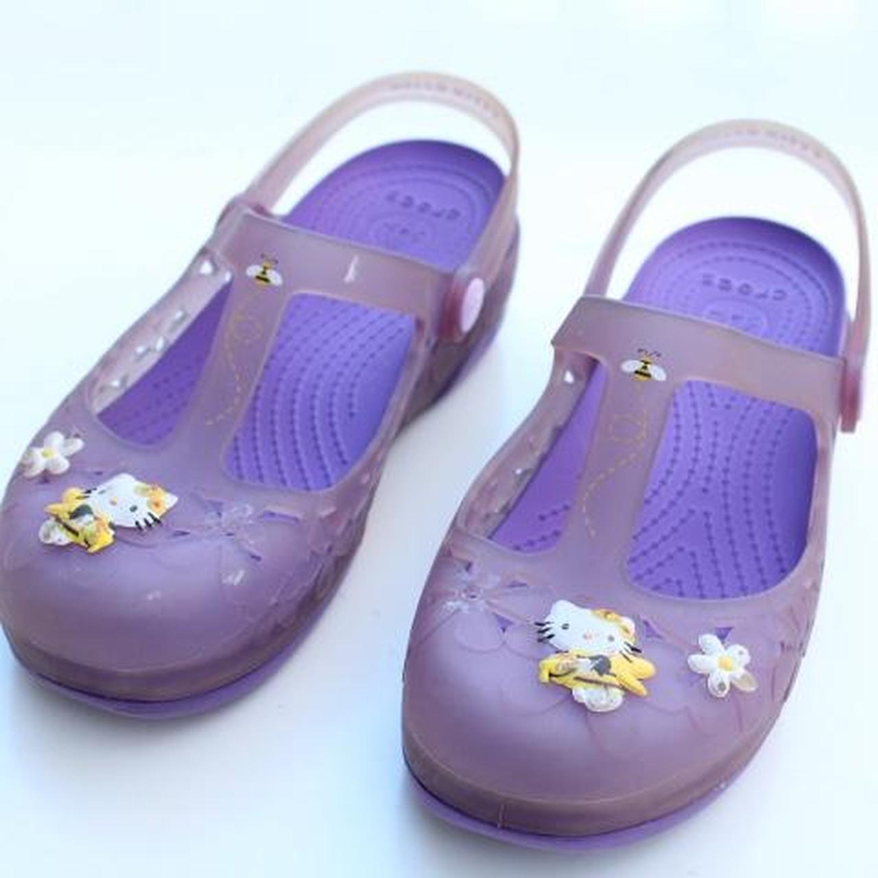 Crocs Hello Kitty sling back Mark Jane... - Depop