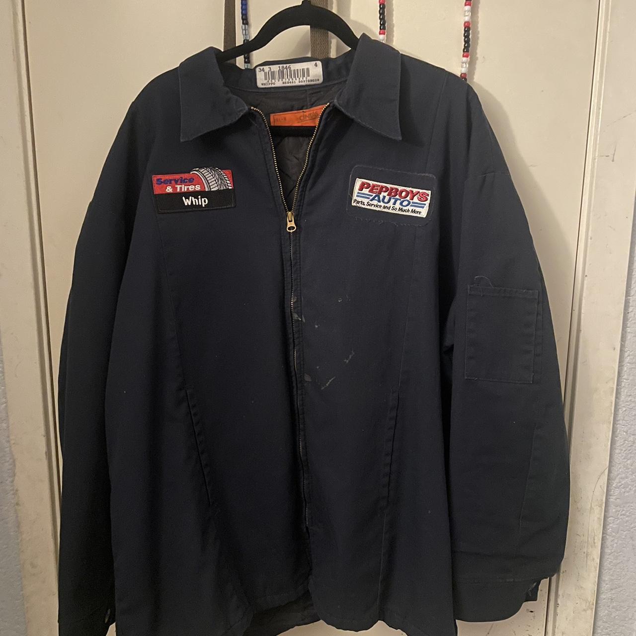 Vintage pep boys auto work jacket Size: XXL Some... | Depop