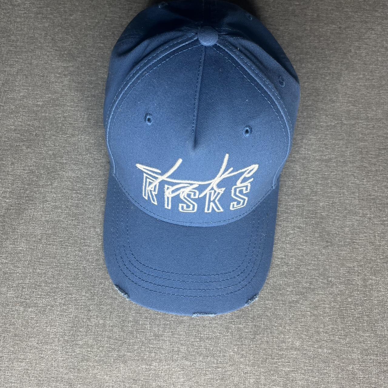 Blue take risks cap Adjustable RRP:£40 #blue... - Depop