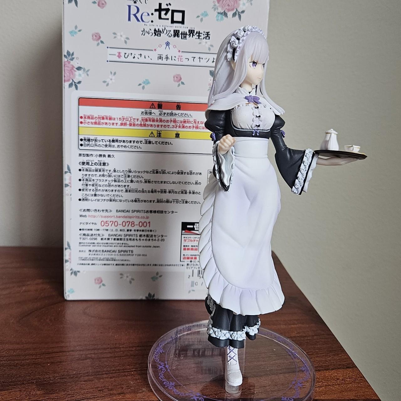 Re:Zero Emilia maid anime figure •° Good... - Depop