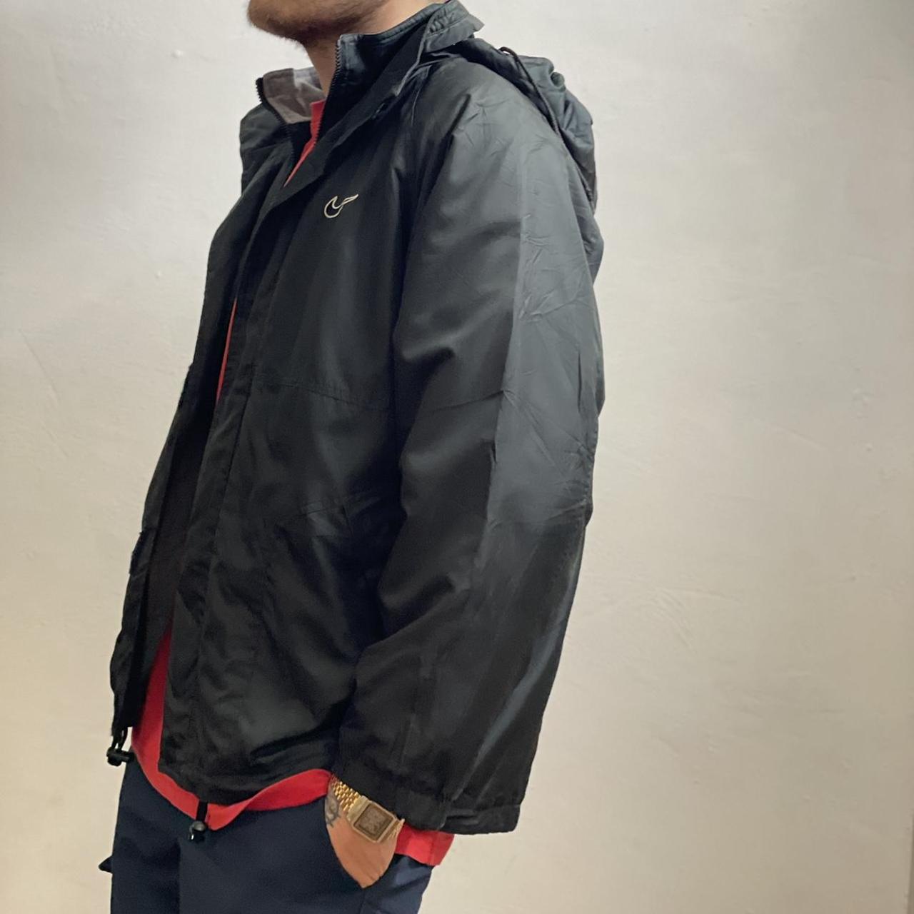 Mens 2000s black Nike jacket Brand: NIKE Size:... | Depop