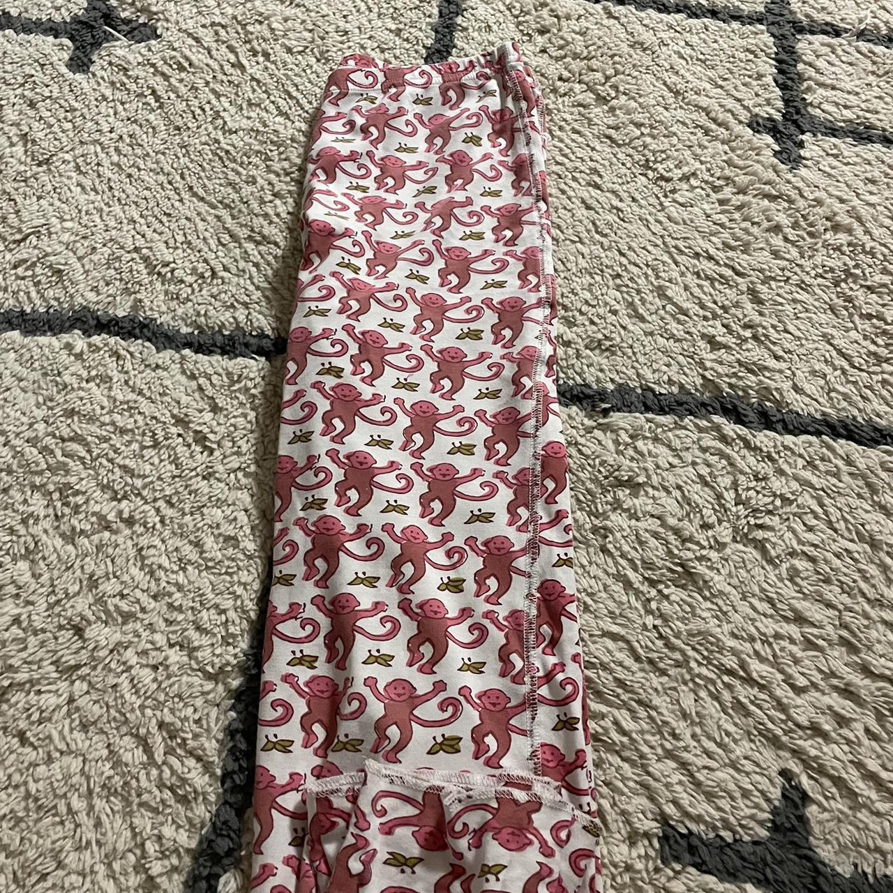 Roller Rabbit Women's Pink and Red Pajamas | Depop