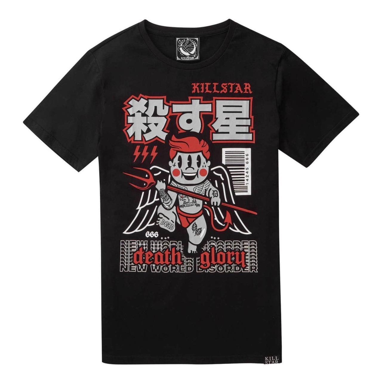 Killstar X Death Glory Adult Shirt Large Black Red... - Depop