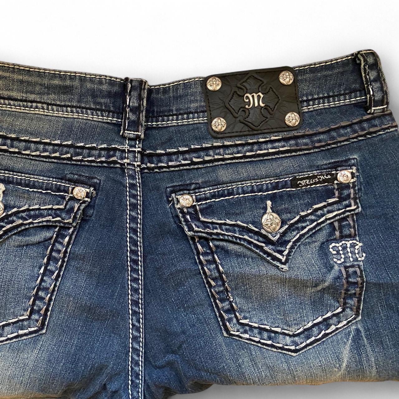 vintage Miss Me denim capris, with incredible... | Depop