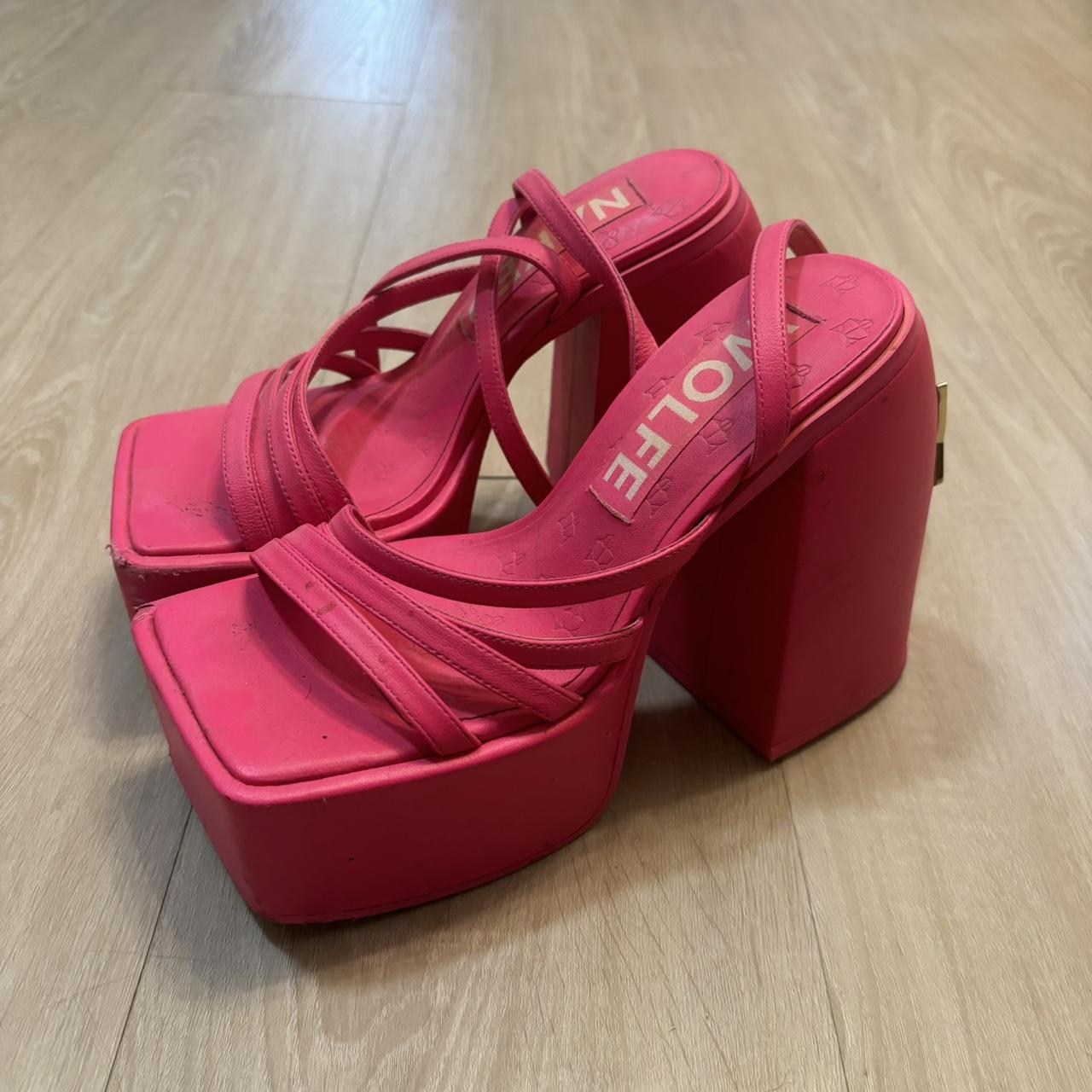 Naked wolf pink platforms | Depop
