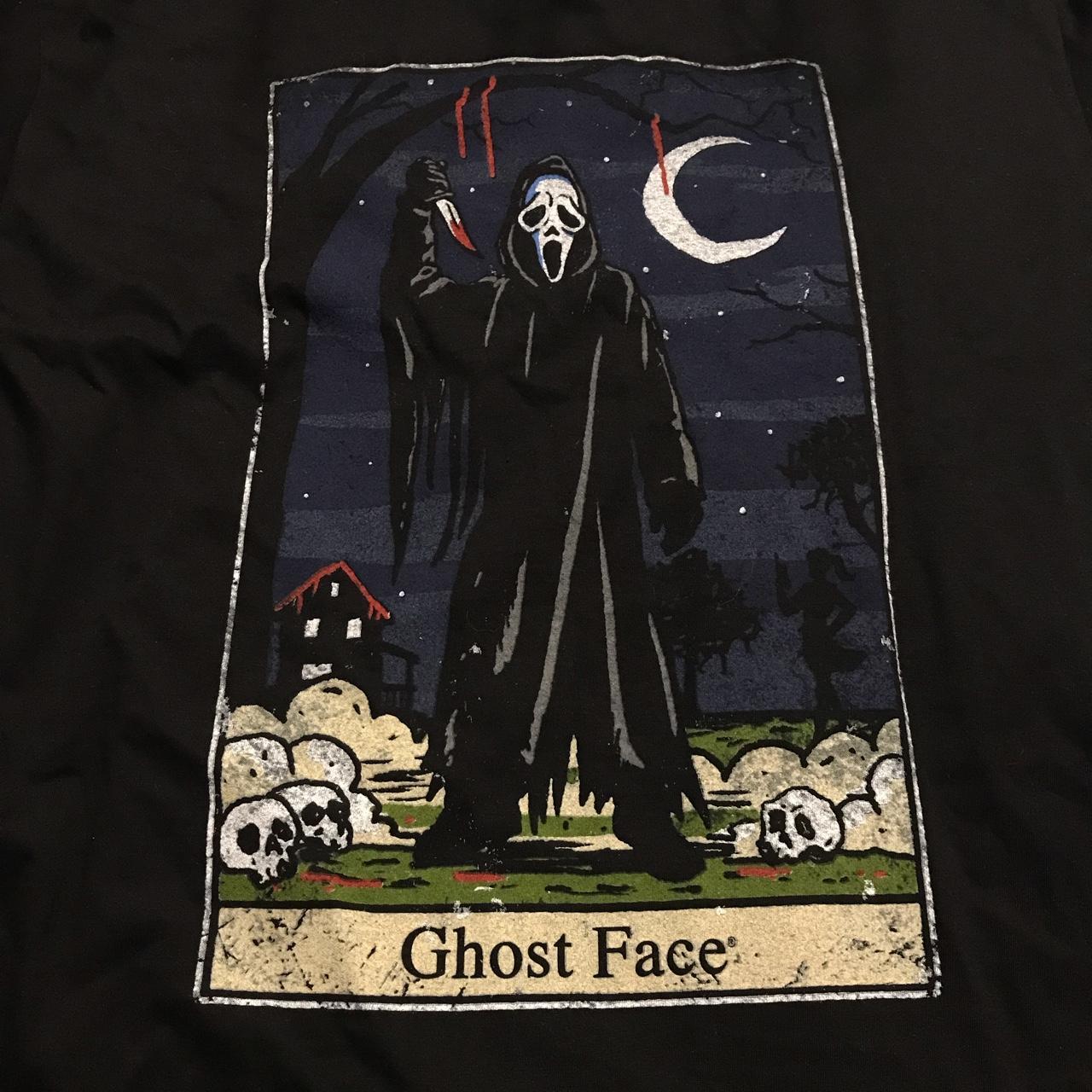 Ghost face Halloween graphic t-shirt •brand: hot... - Depop
