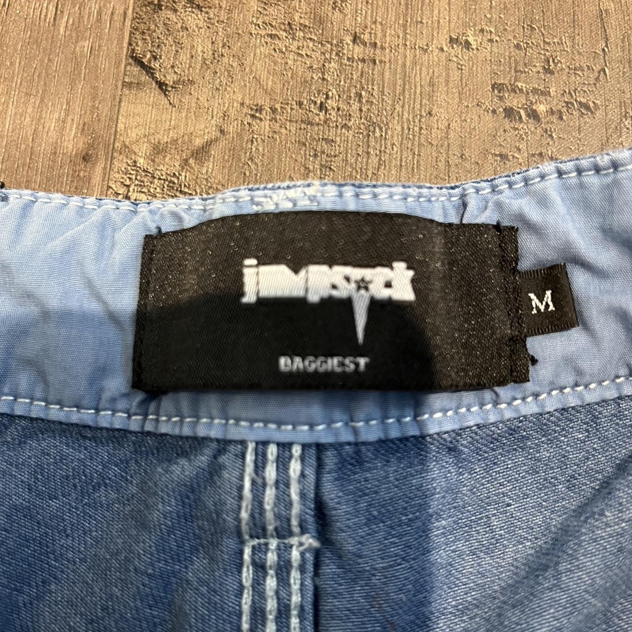 Tiktok Jumpsack Baggiest Blue Pants. Extremely Baggy... - Depop