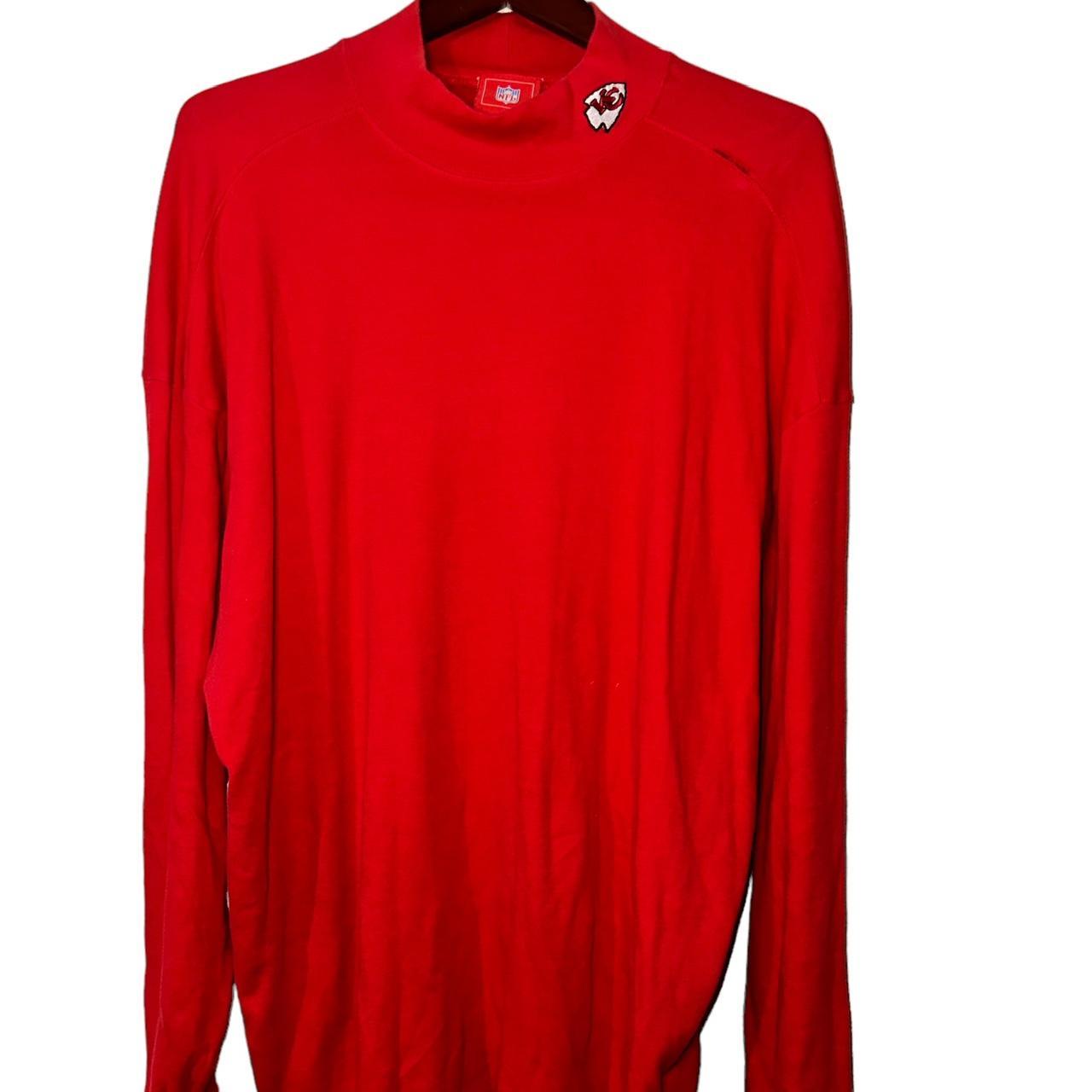 Kansas City Chiefs NFL Turtle Neck Red Longsleeve... - Depop