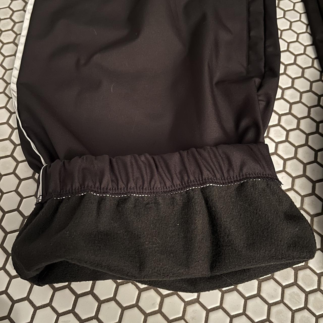 Black baggy fyve snowboarding/ski pants, fleece... | Depop