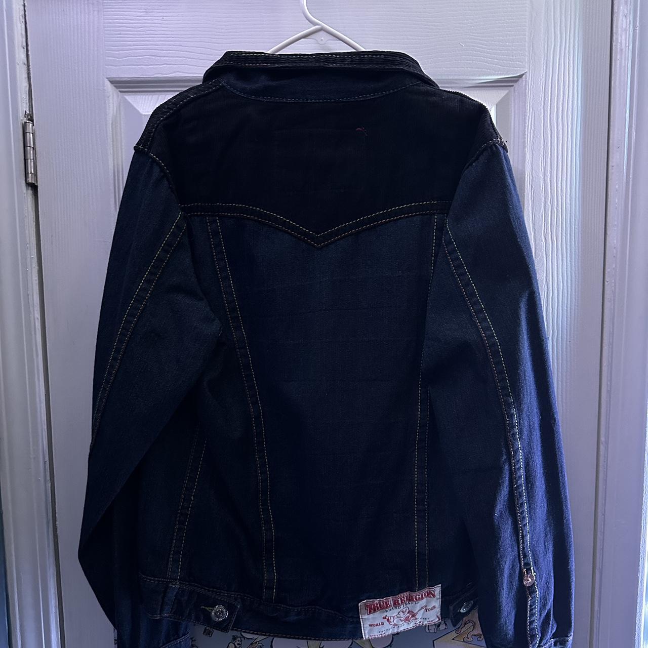 True Religion Denim Jacket pull of that sematary... - Depop