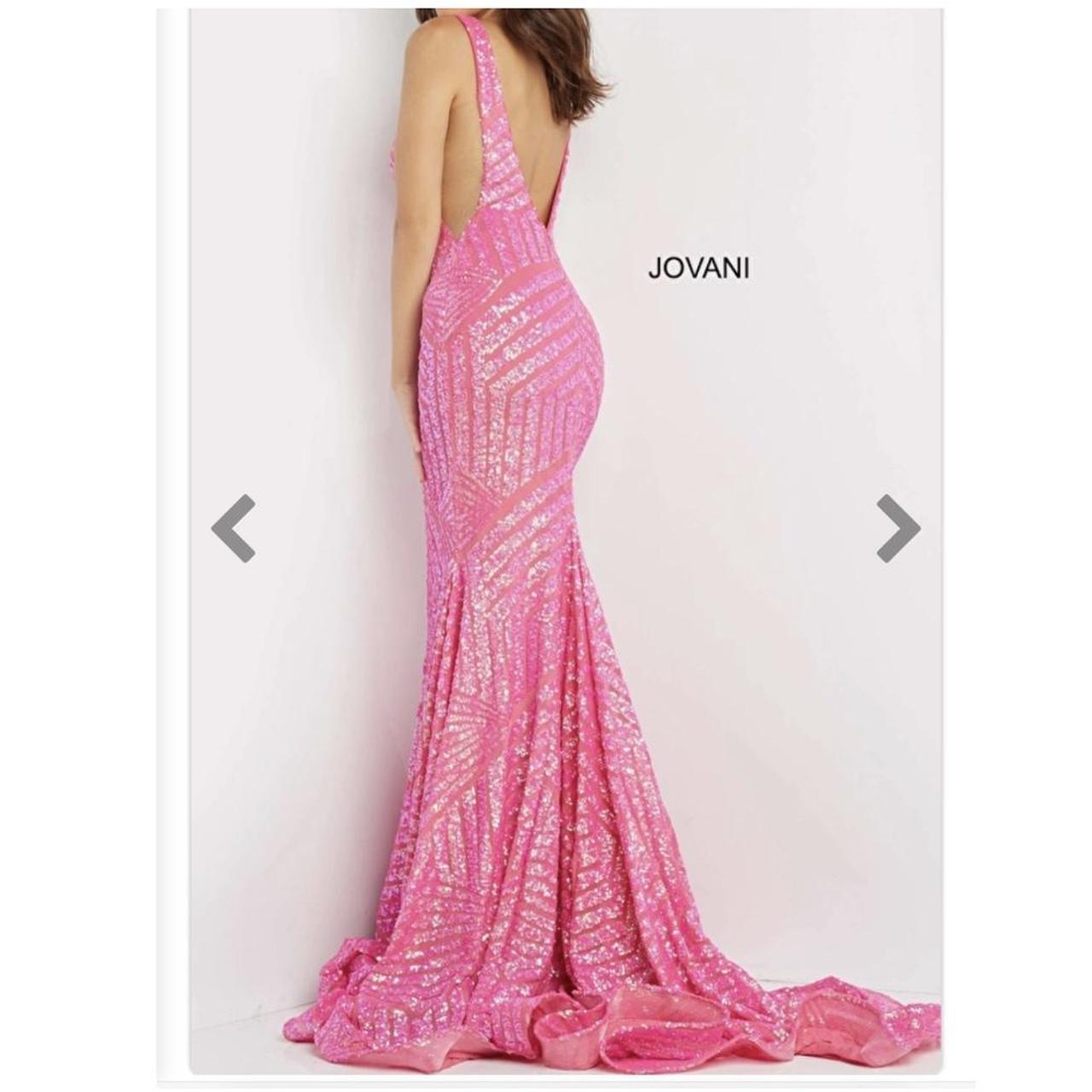 Jovani 59762 Embellished Sexy Low V Prom Dress hot... - Depop