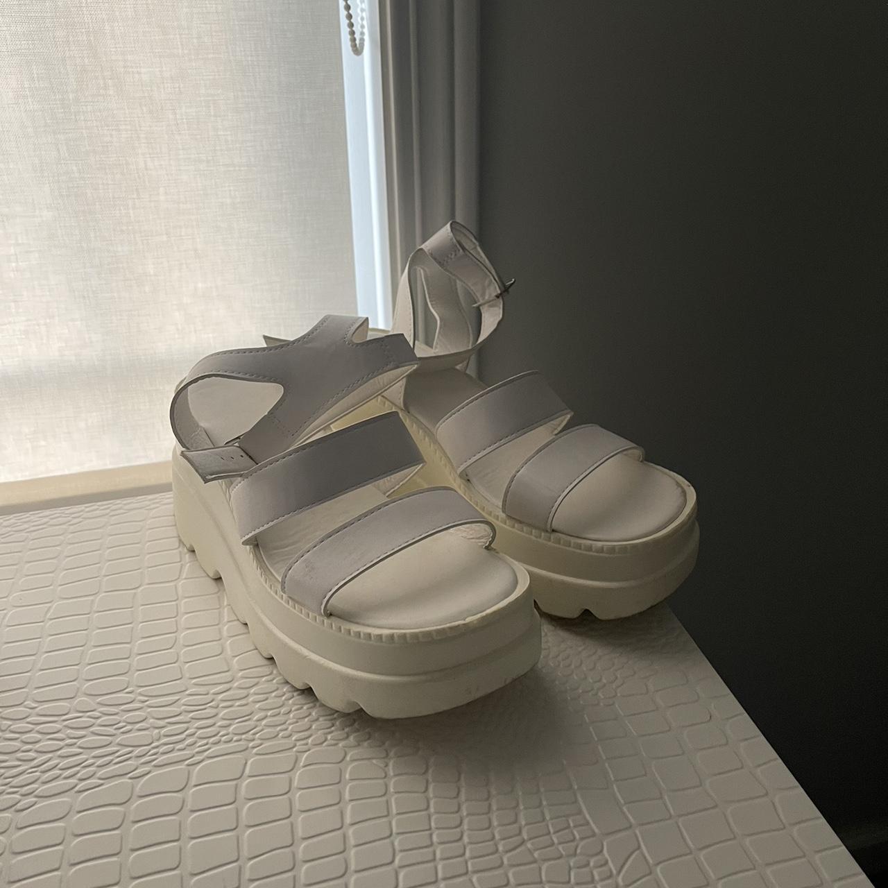 Y2K Platform Sandals 🤍 - 🔅 no PayPal payments 🍒 will... - Depop