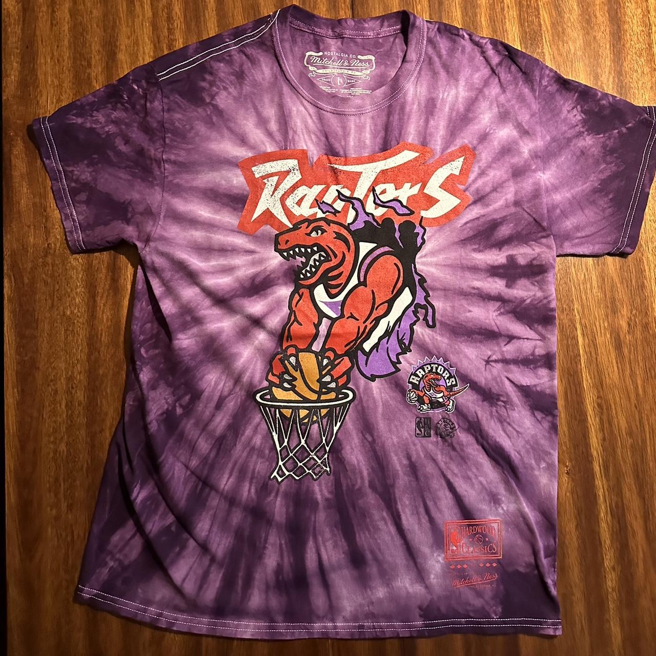 Purple Tie Dye Toronto Raptors Mitchell And Ness Depop