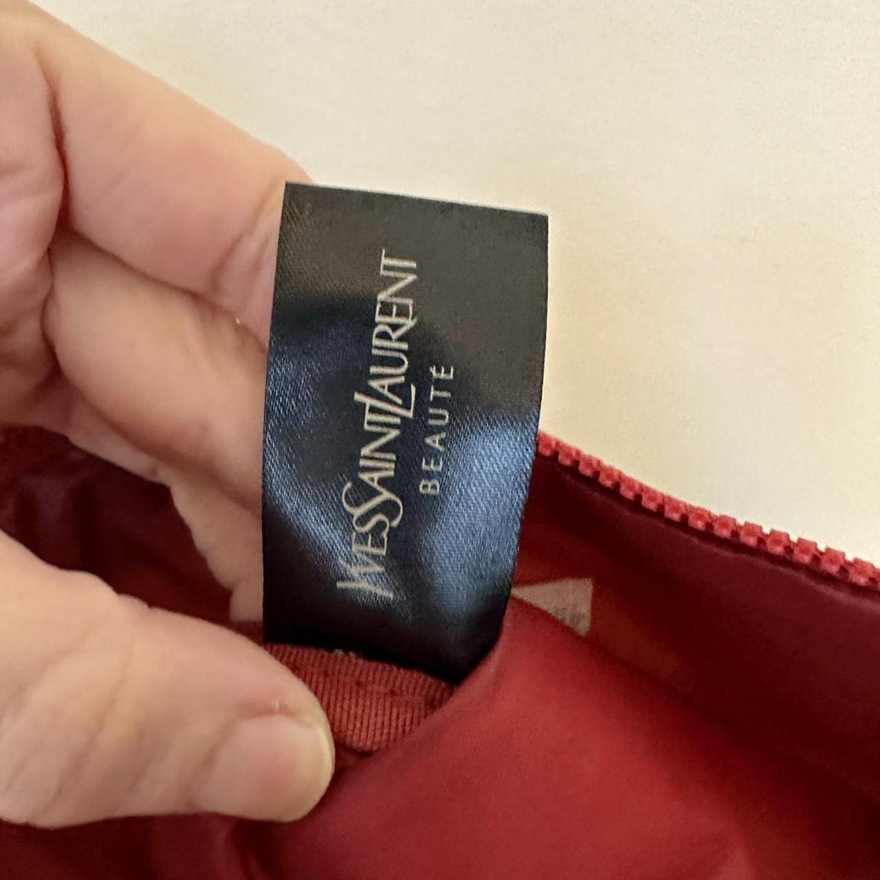 YSL Yves Saint Laurent cloth makeup vanity bag Like... - Depop