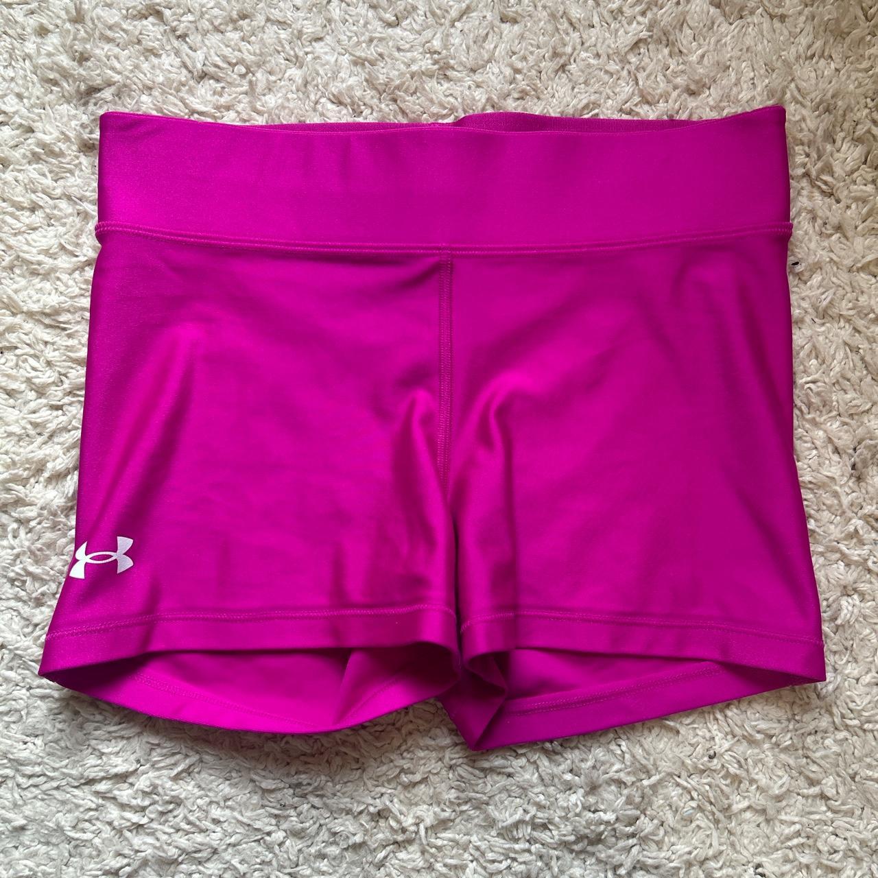 hot pink under armour spandex size medium #underarmour - Depop