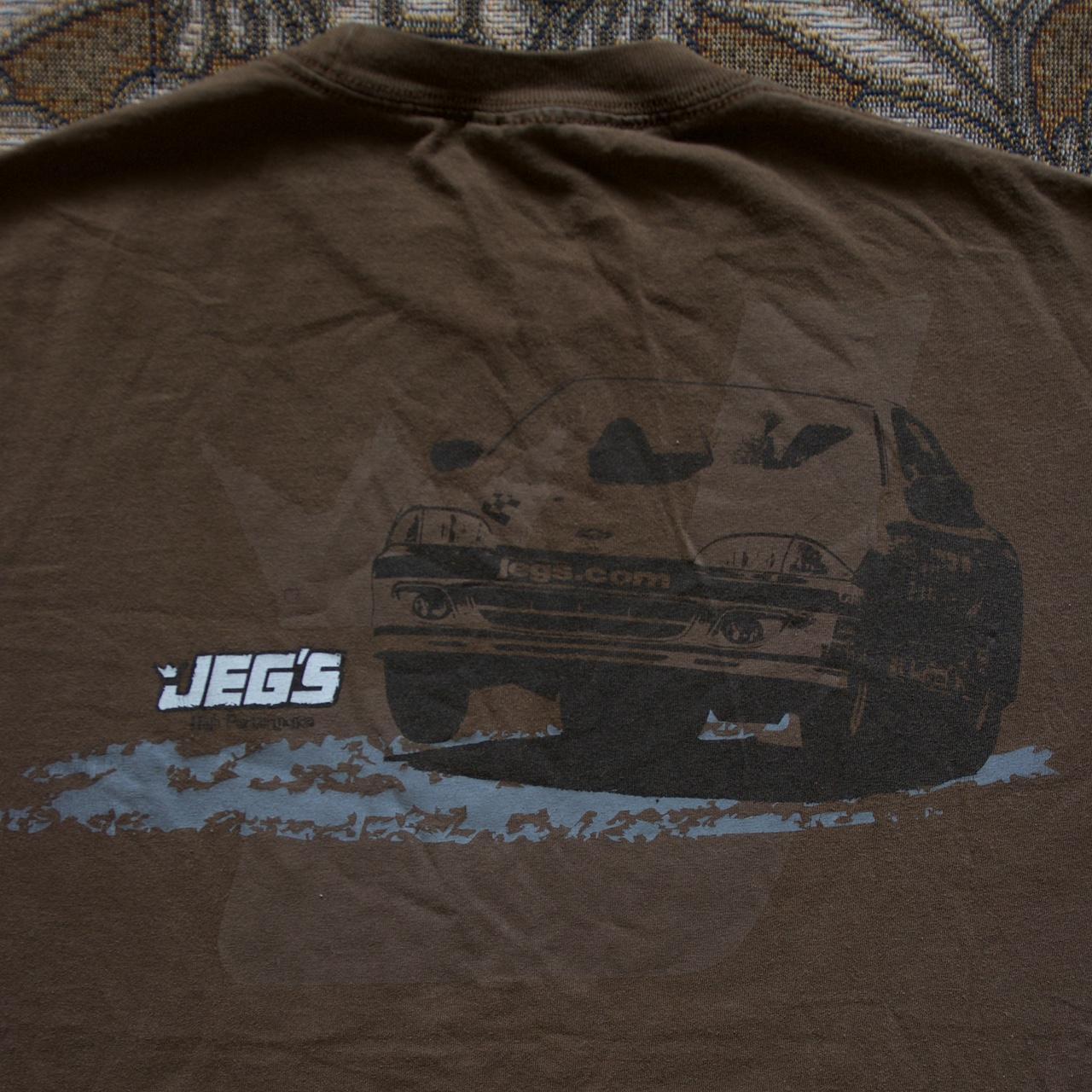 Vintage NHRA Jegs Racing Tee - Size XL 29x23.5 - Depop