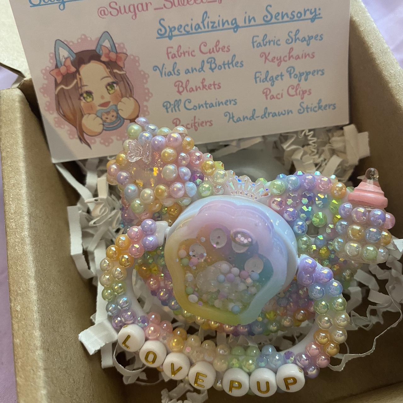 deco adult pacifier paci by sugar.sweet.decos on ig! - Depop