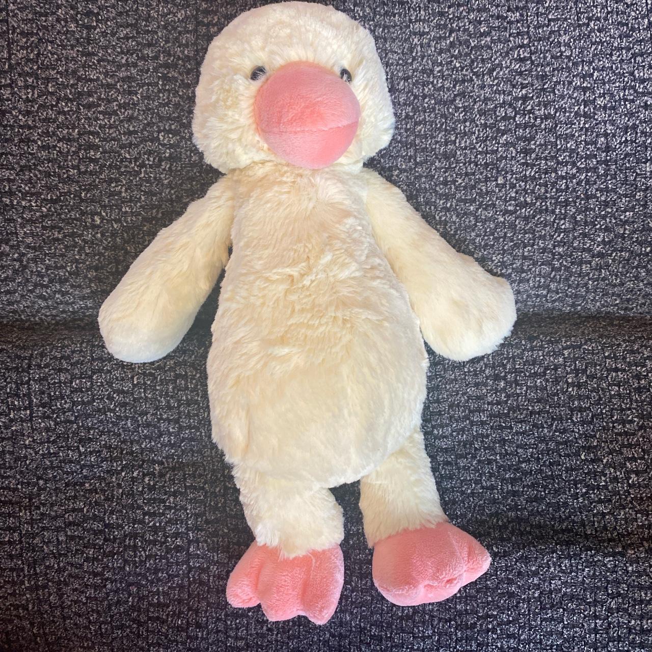 jelly cat bashful yellow duckling jellycat plush... - Depop