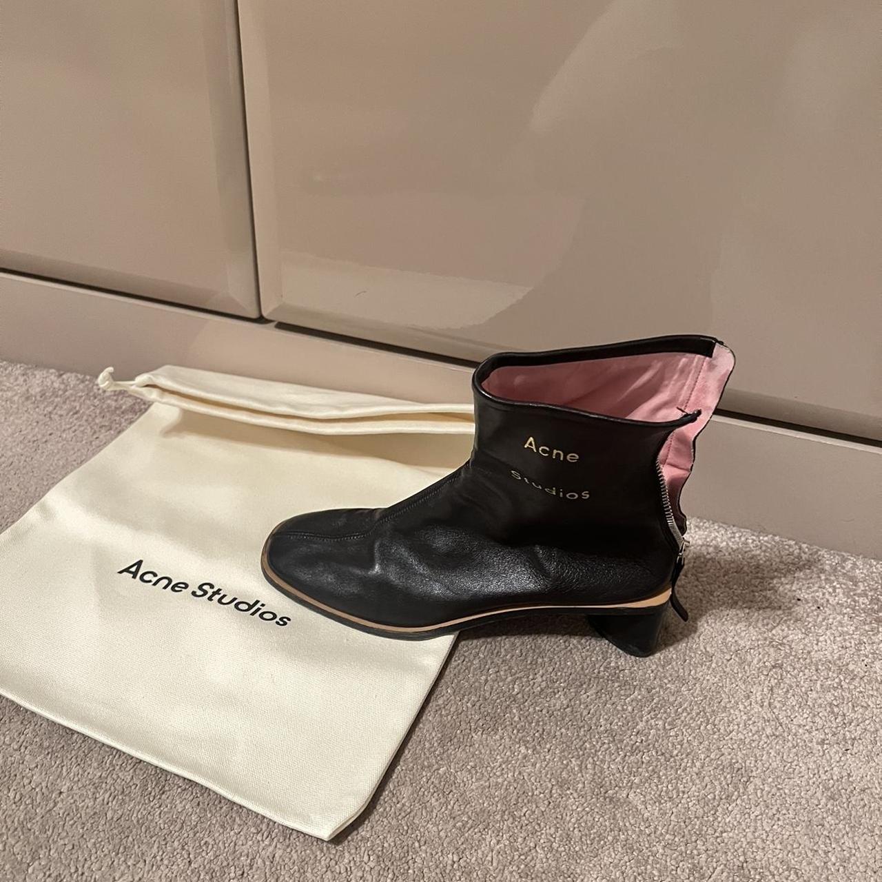 Acne studios black boots, size 36 Comes with a dust... - Depop