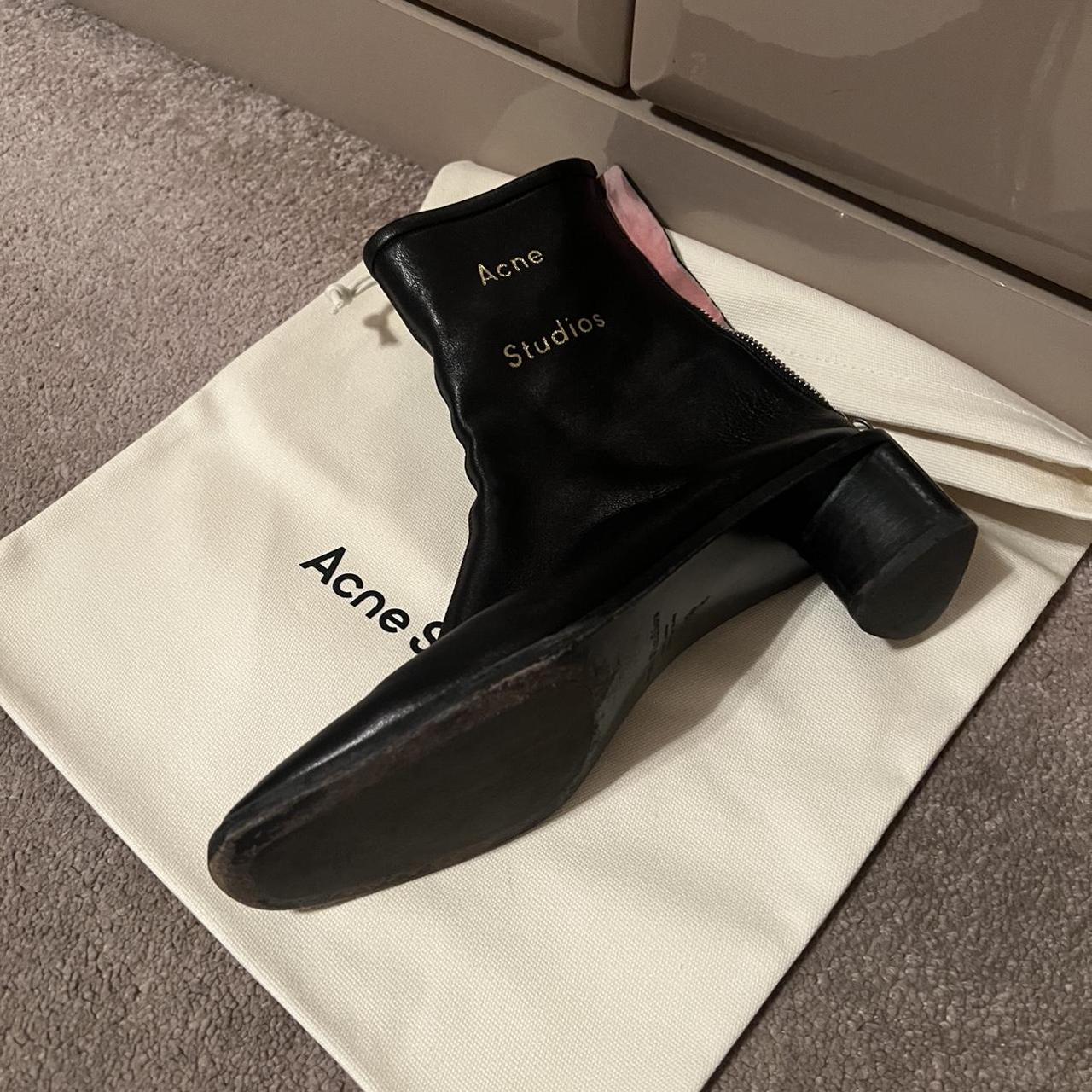 Acne studios black boots, size 36 Comes with a dust... - Depop