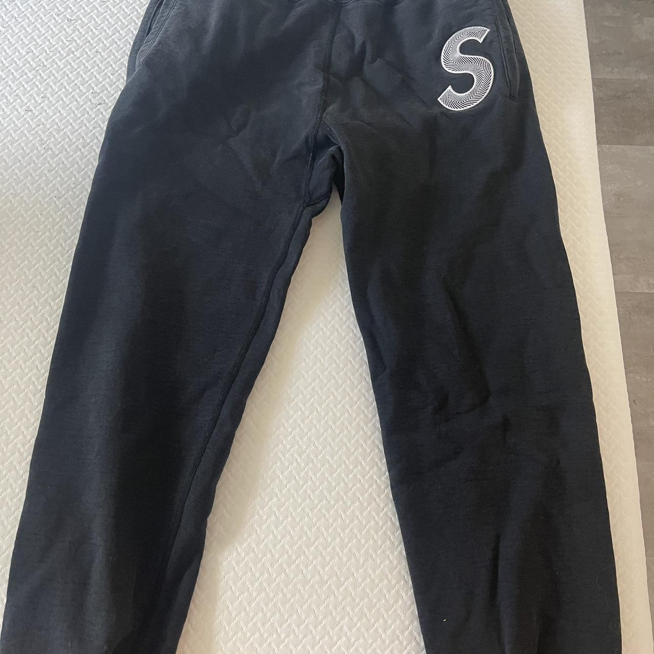 Supreme Men's Black Joggers-tracksuits | Depop