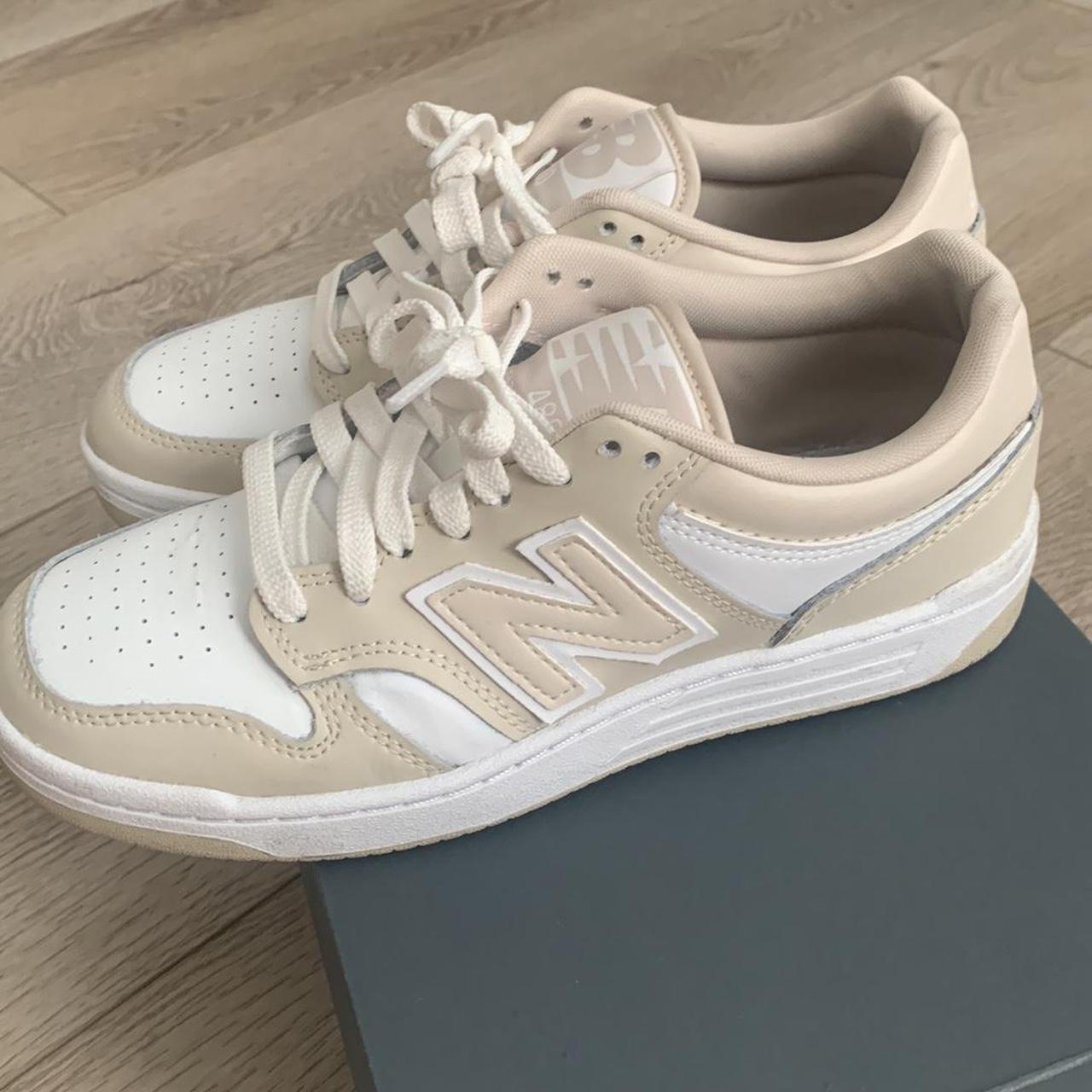 New Balance 480 Sneakers Timberwolf with... - Depop