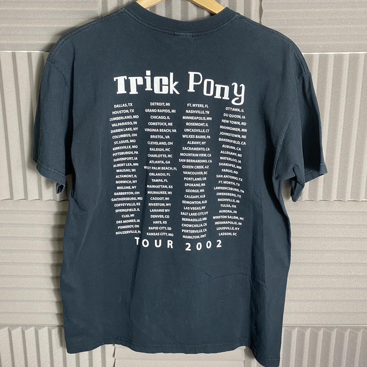 Trick Pony 2002 Tour Graphic T-Shirt • Size large... - Depop