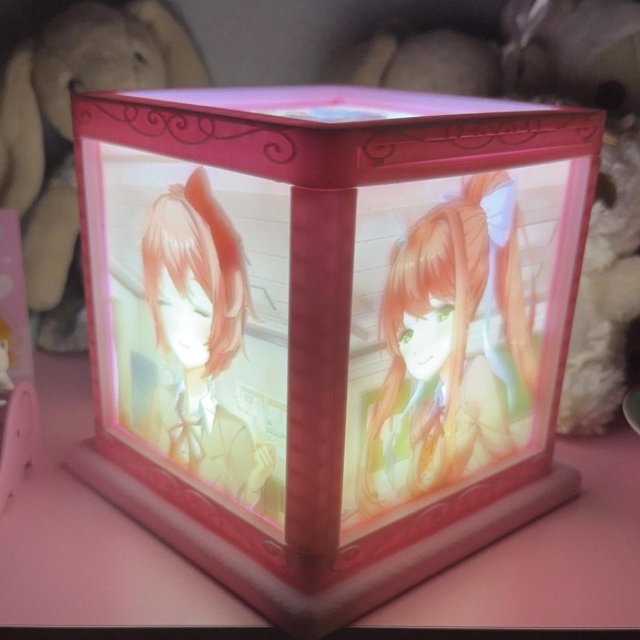 doki doki literature club (DDLC) light up lithophane... | Depop
