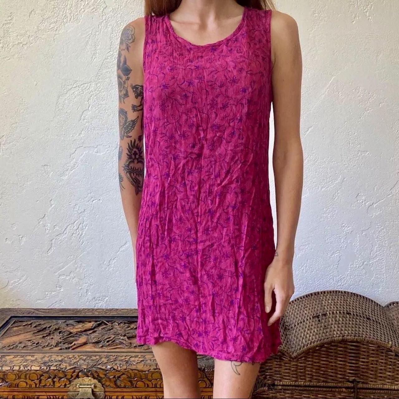 Vintage 90s Target Summer Shift Dress - Super... - Depop