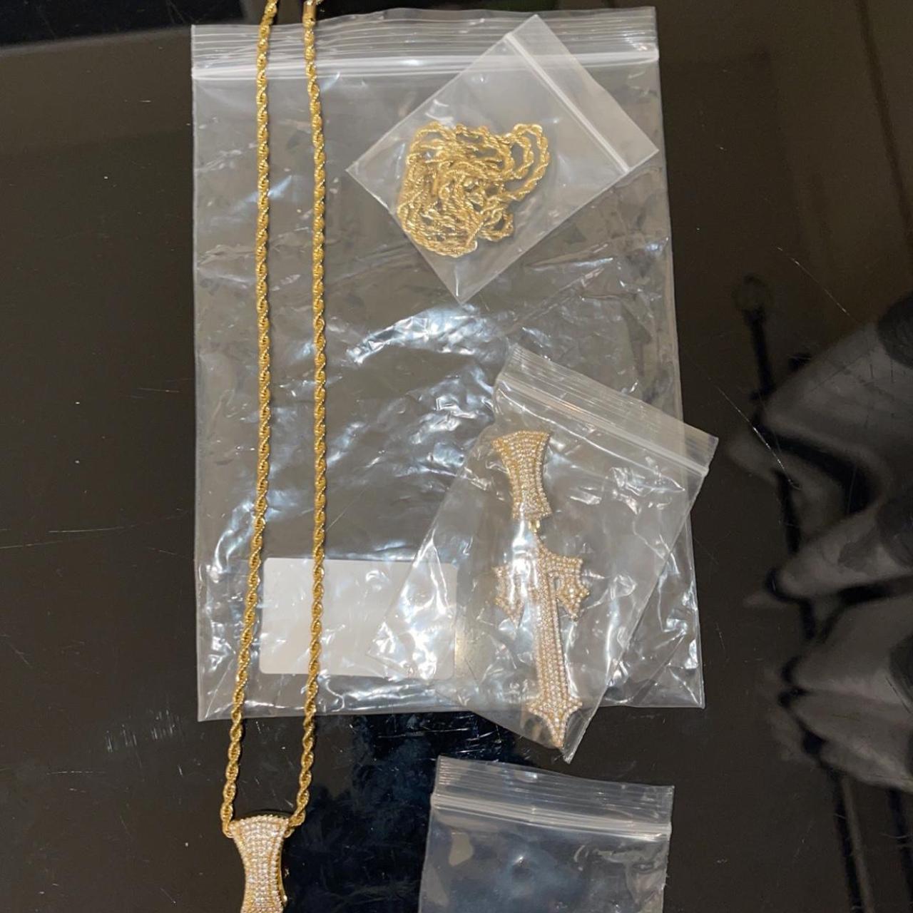 Trapstar Men's Silver and Gold Jewellery | Depop