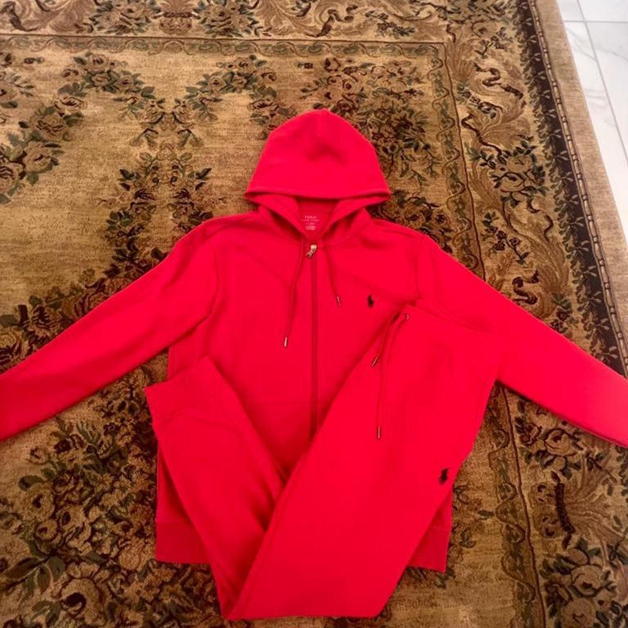 Red polo tracksuit 100 percent authentic. This... - Depop