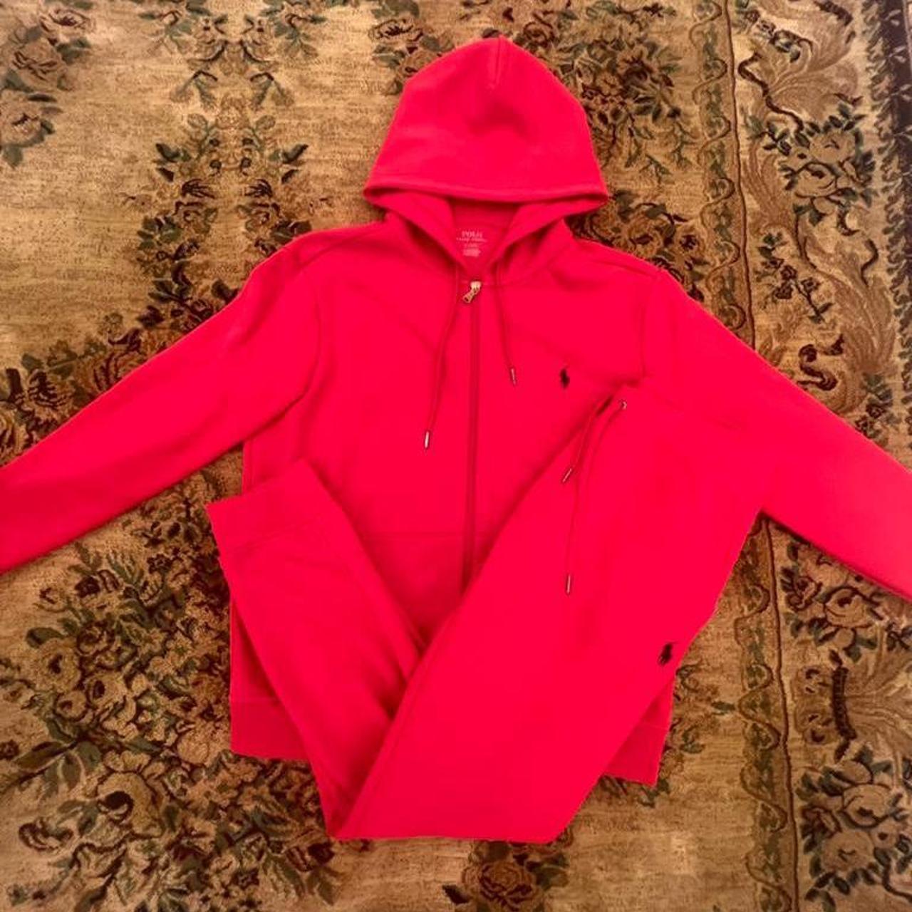 Red polo tracksuit 100 percent authentic. This... - Depop