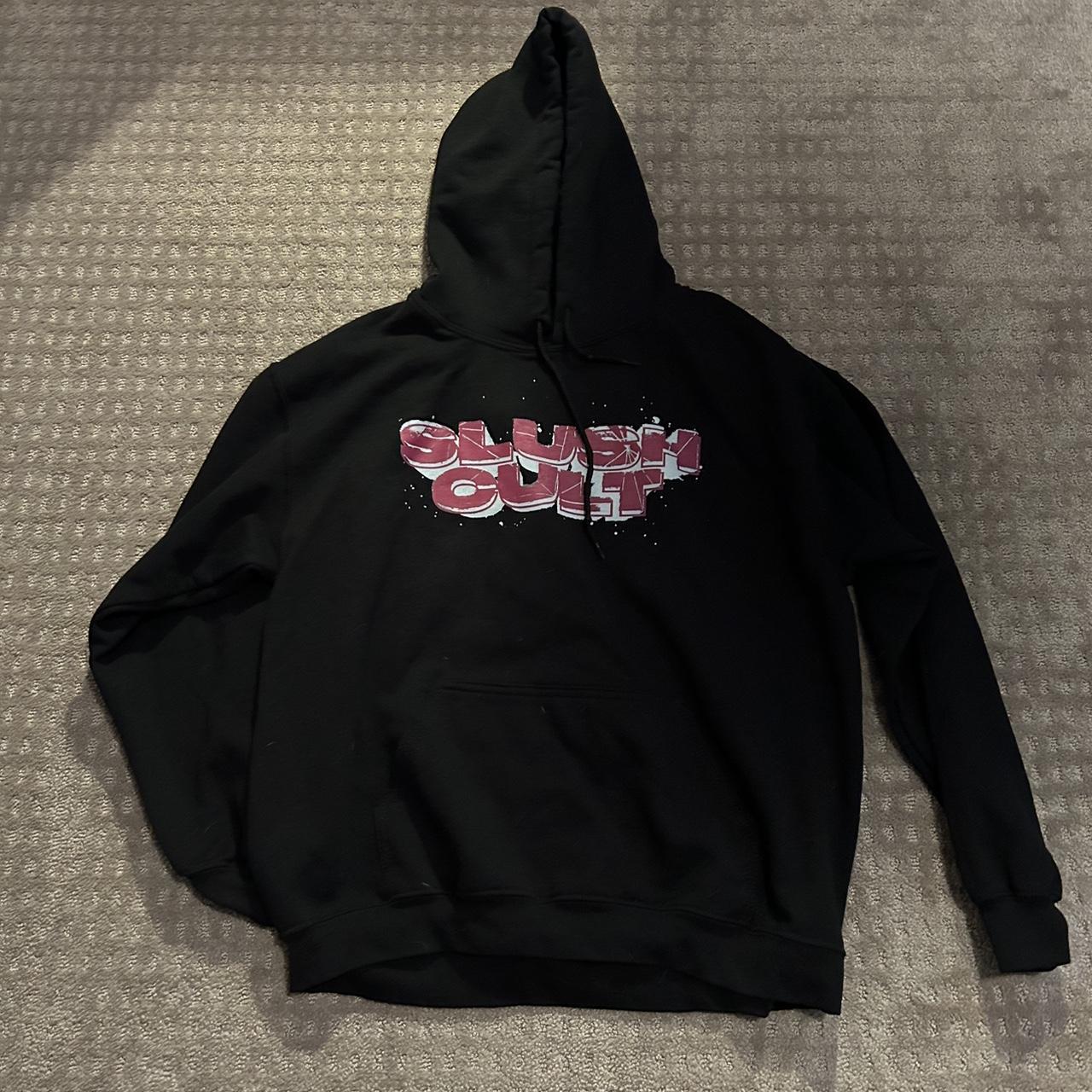 SLUSHCULT Black Comfy Hoodie! Size Large, Never been... - Depop