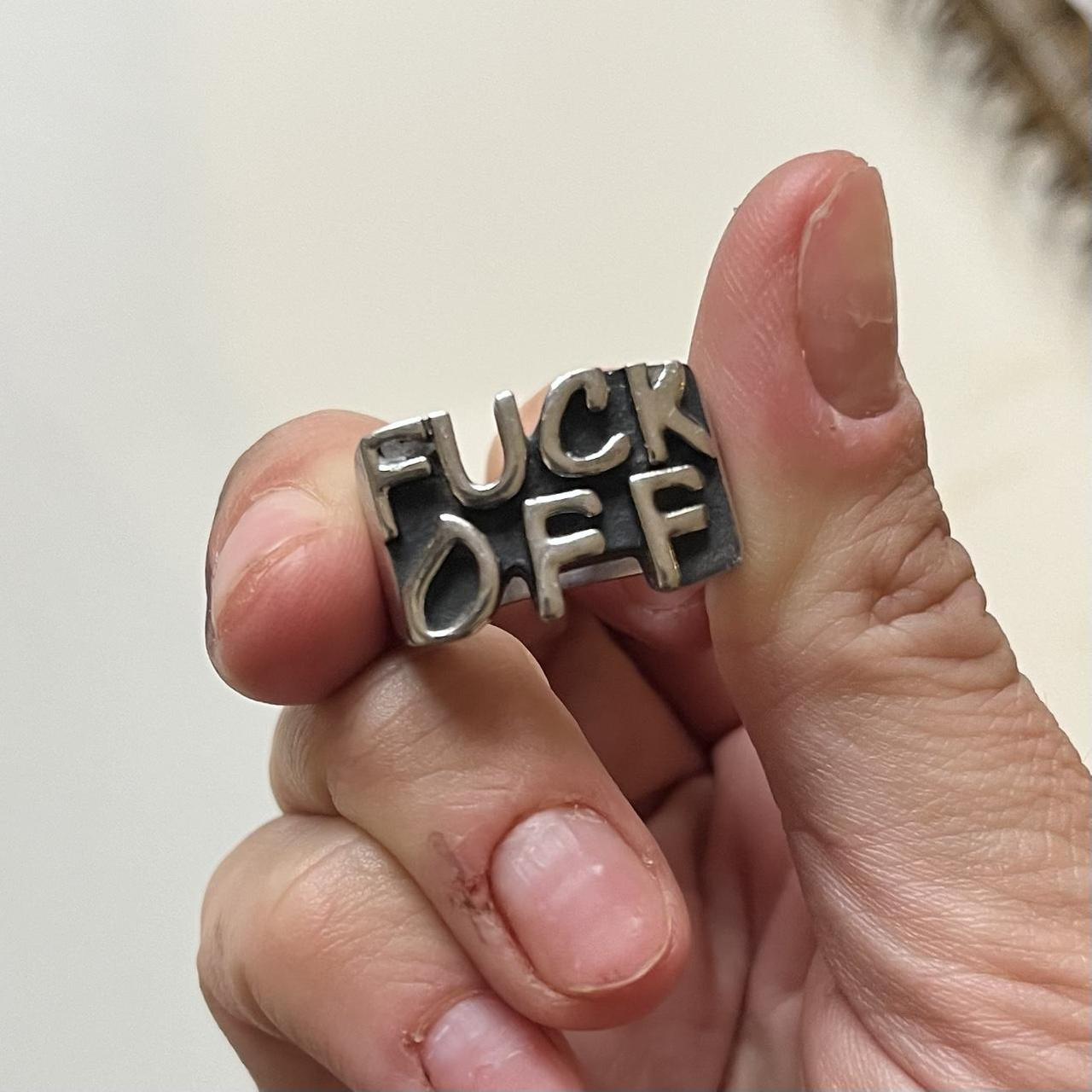 F off ring - Depop