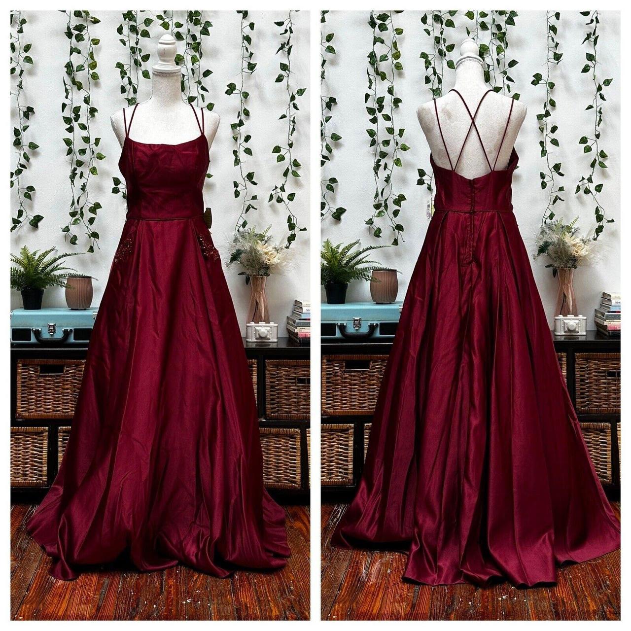 Beautiful Y2K style prom formal evening dress gown... - Depop
