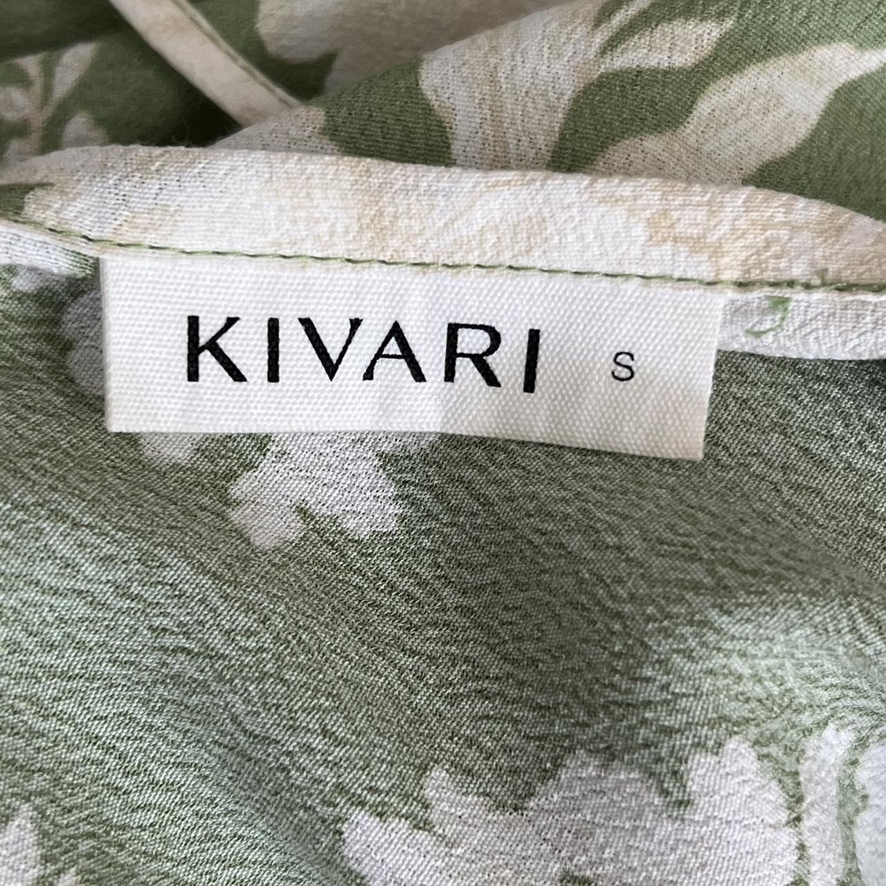 Kivari Green Flower Dress size S #kivari - Depop