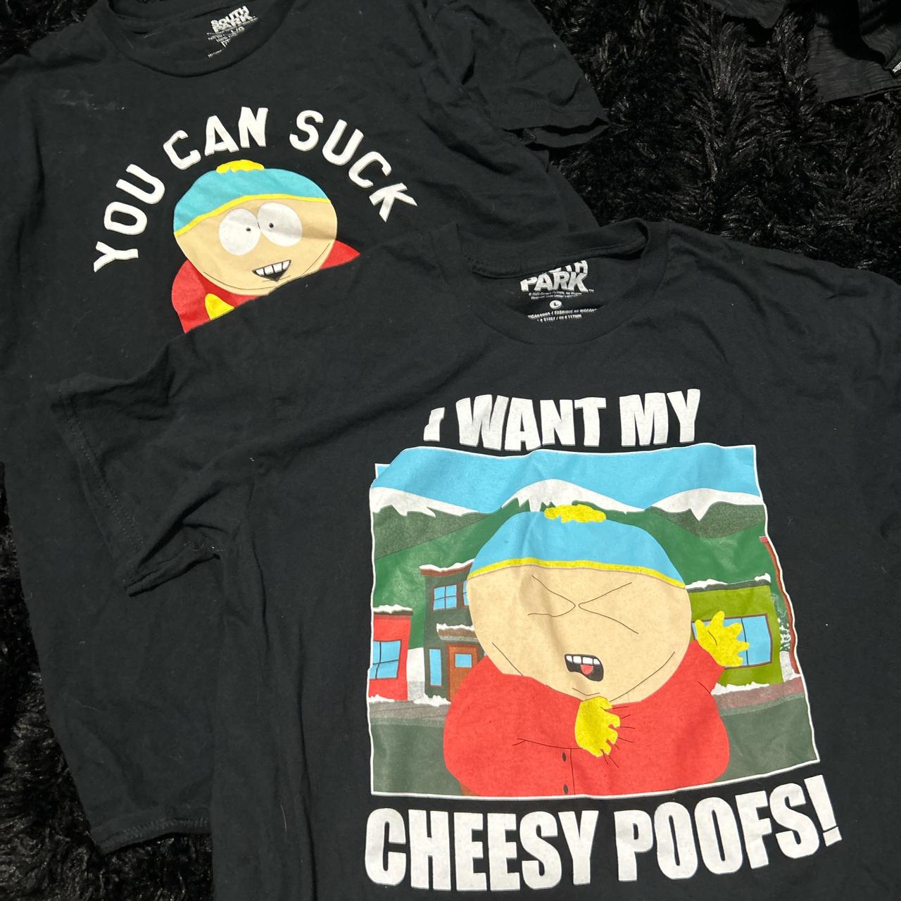 2 southpark cartman merch Tshirts SIZE L like new... | Depop