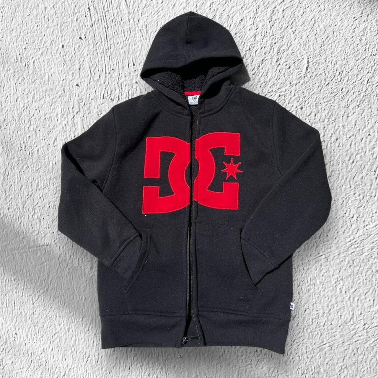 DC JACKET RED LOGO SIZE-small Great condition... - Depop