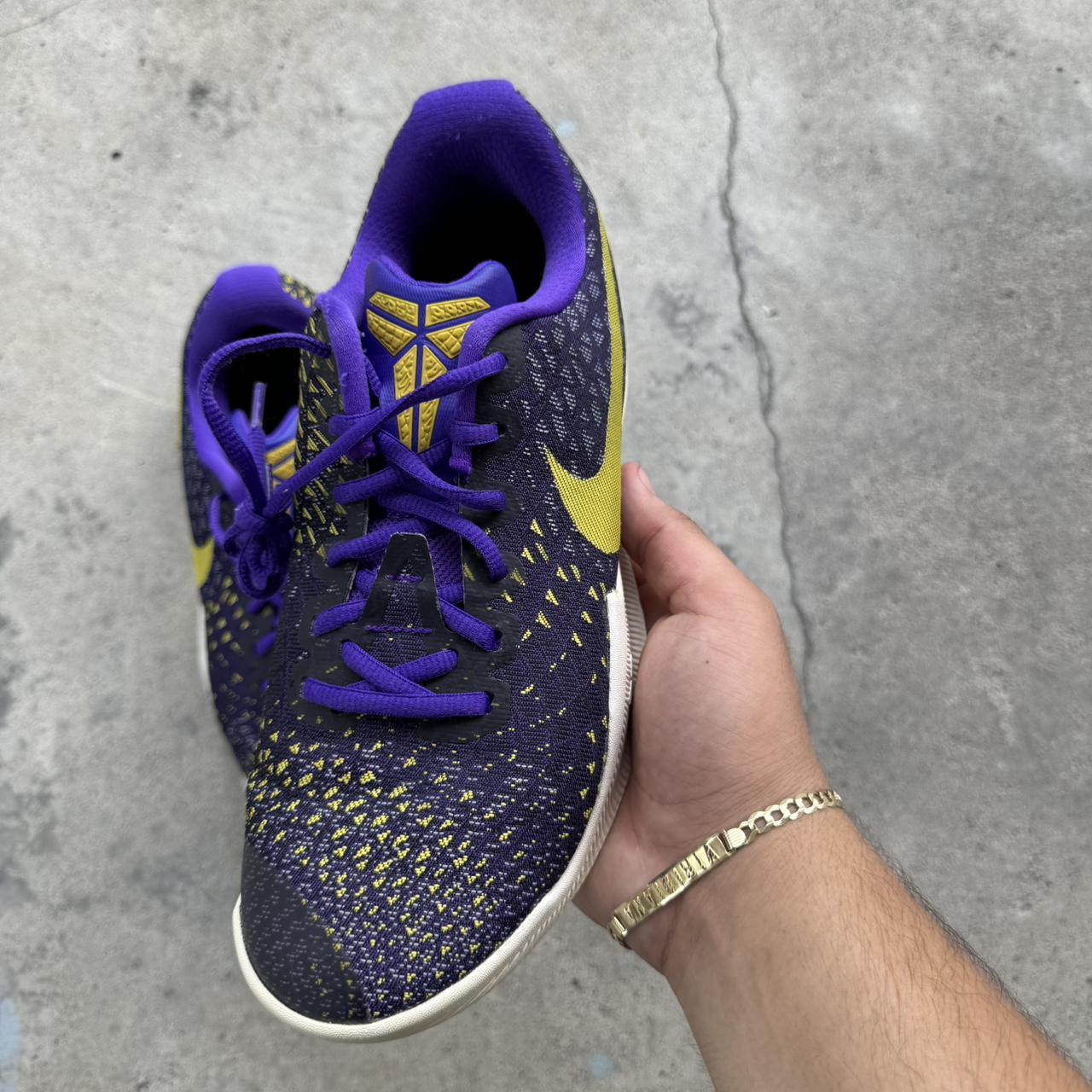 Nike Kobe Mamba Rage Basketball Shoes in Lakers... - Depop