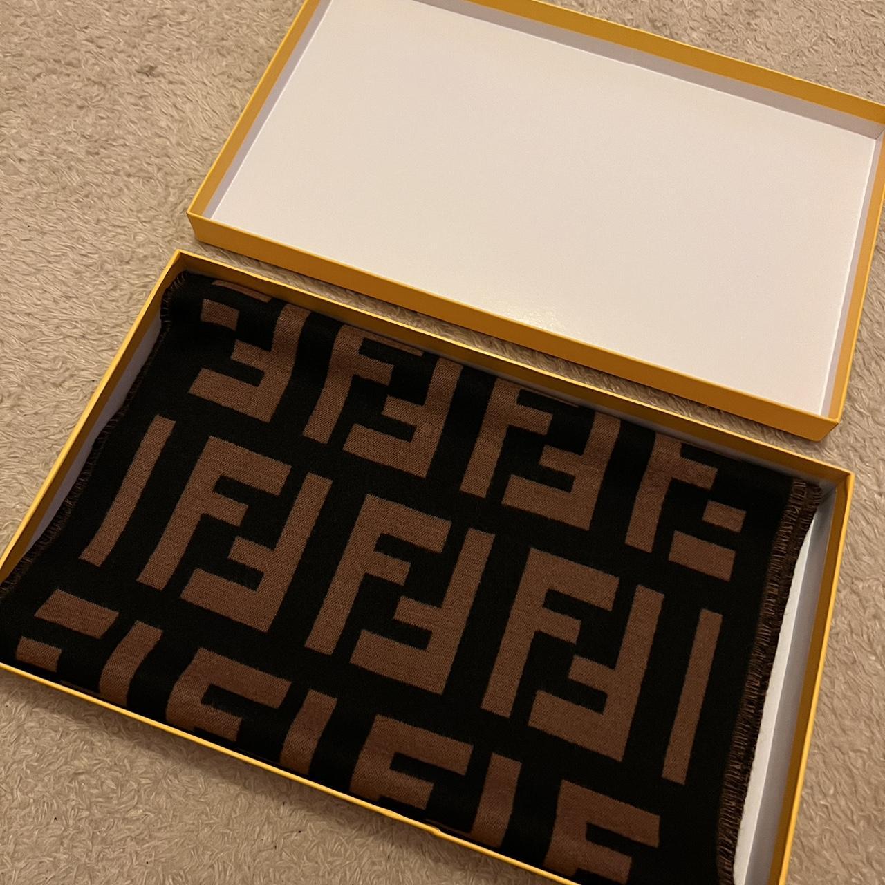 Fendi scarf, brand new in the box and has never been... - Depop