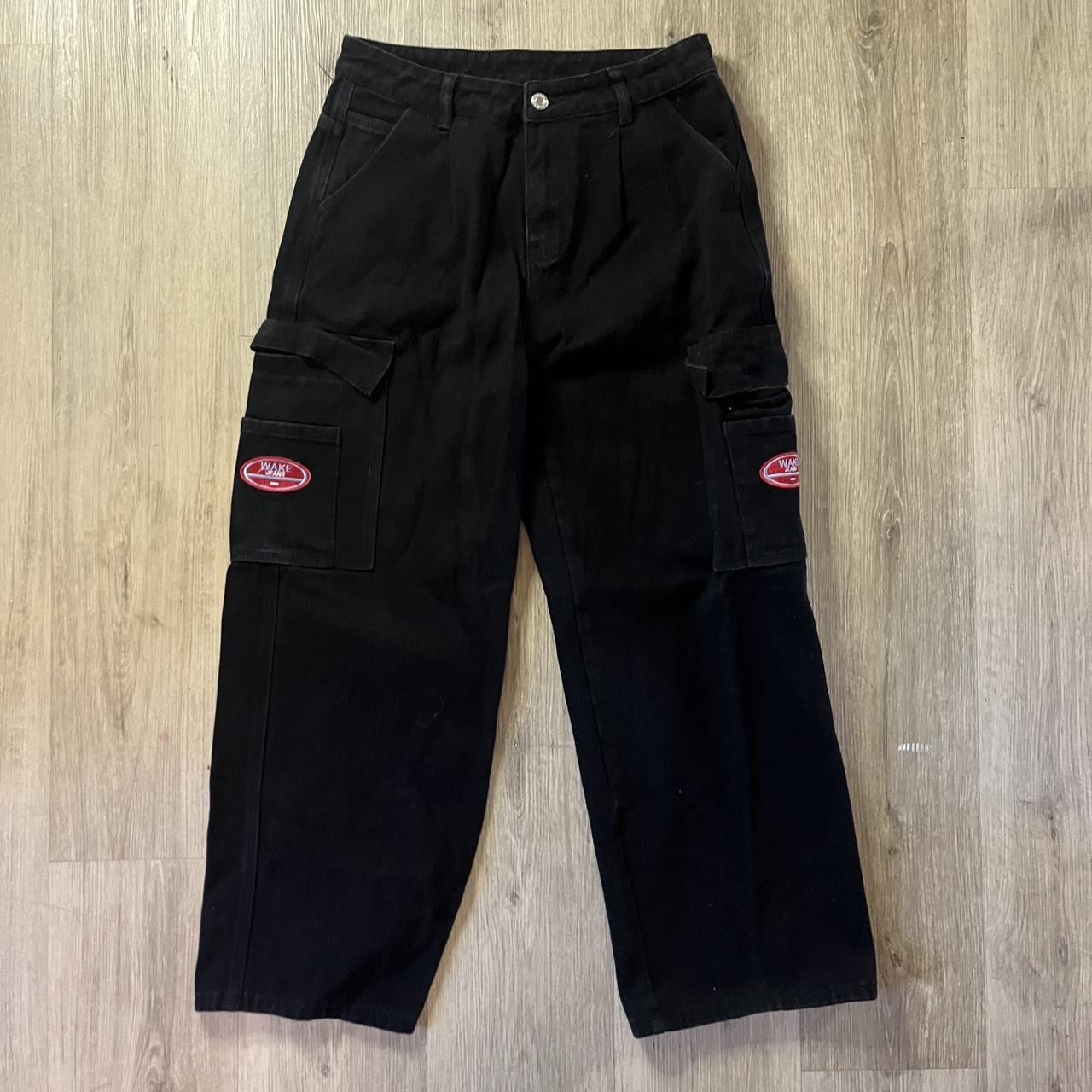 wake jeans baggy skater cargo pants #y2k #skater... - Depop