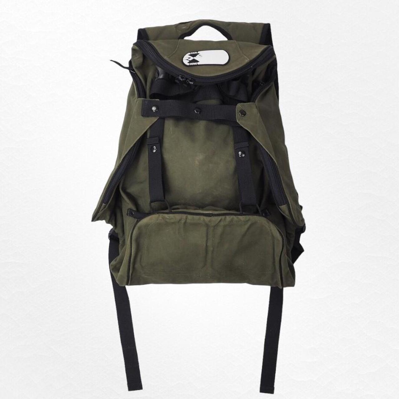 vintage Final Home backpack in military... - Depop