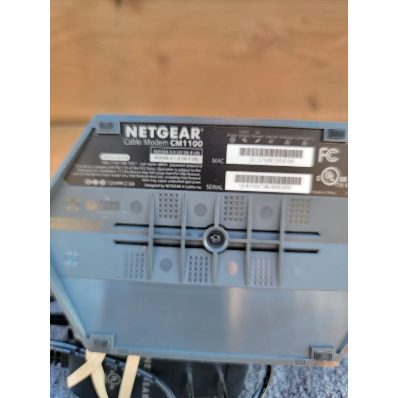 NEATGEAR Dual Band WiFi Router Cable Modem CM1100.... - Depop