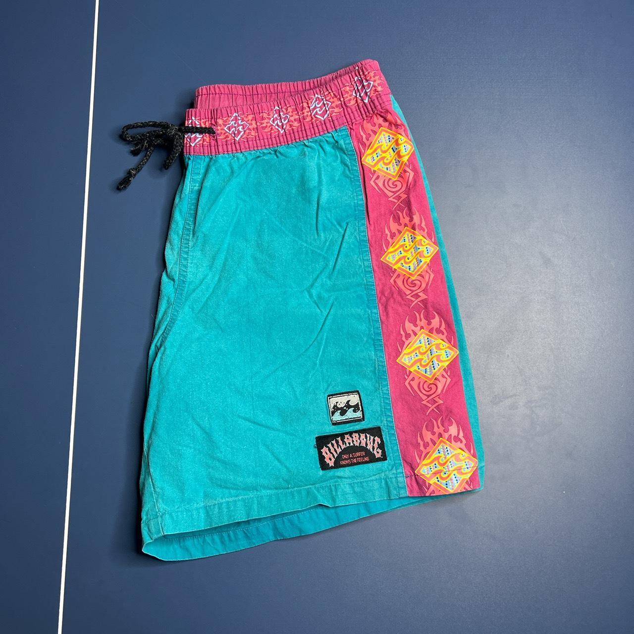 Men s 36 90 s BillaBong Vibrant BoardShorts Depop