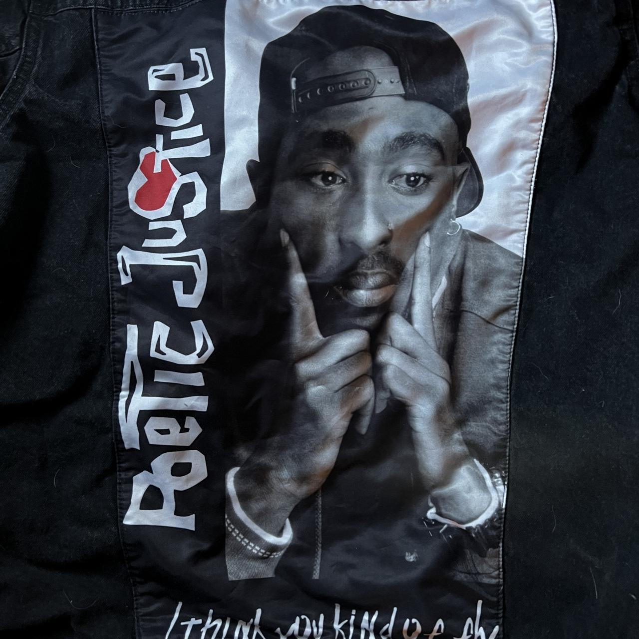 Medium Sized 2pac Poetic Justice Jean Jacket - Depop